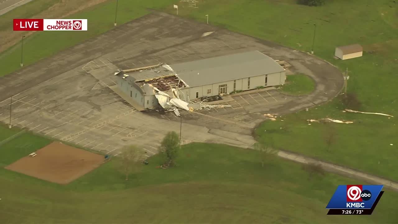 News Chopper 9 shows storm damage in Ottawa, Hillsdale