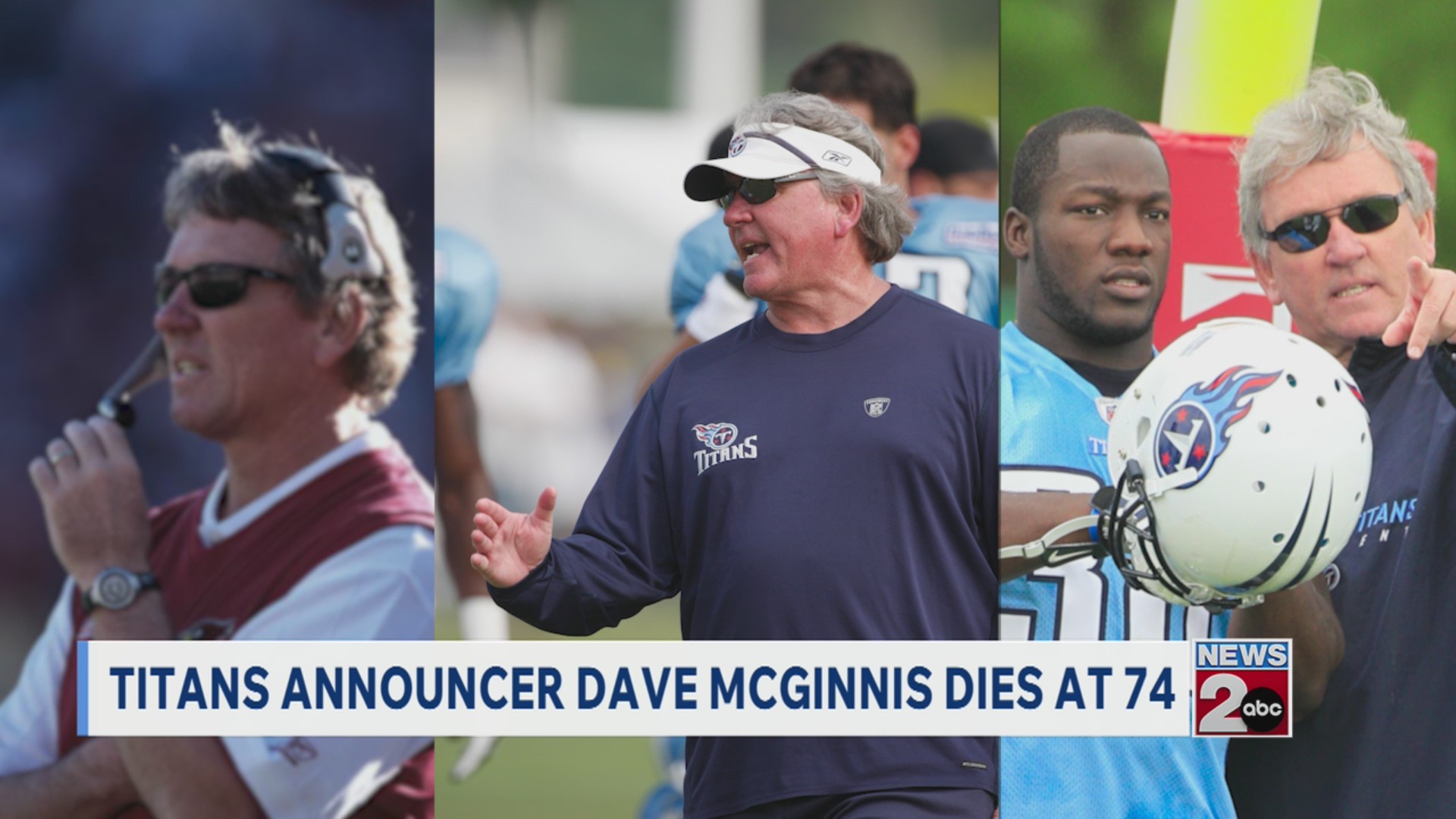 Titans announcer Dave McGinnis dies at 74