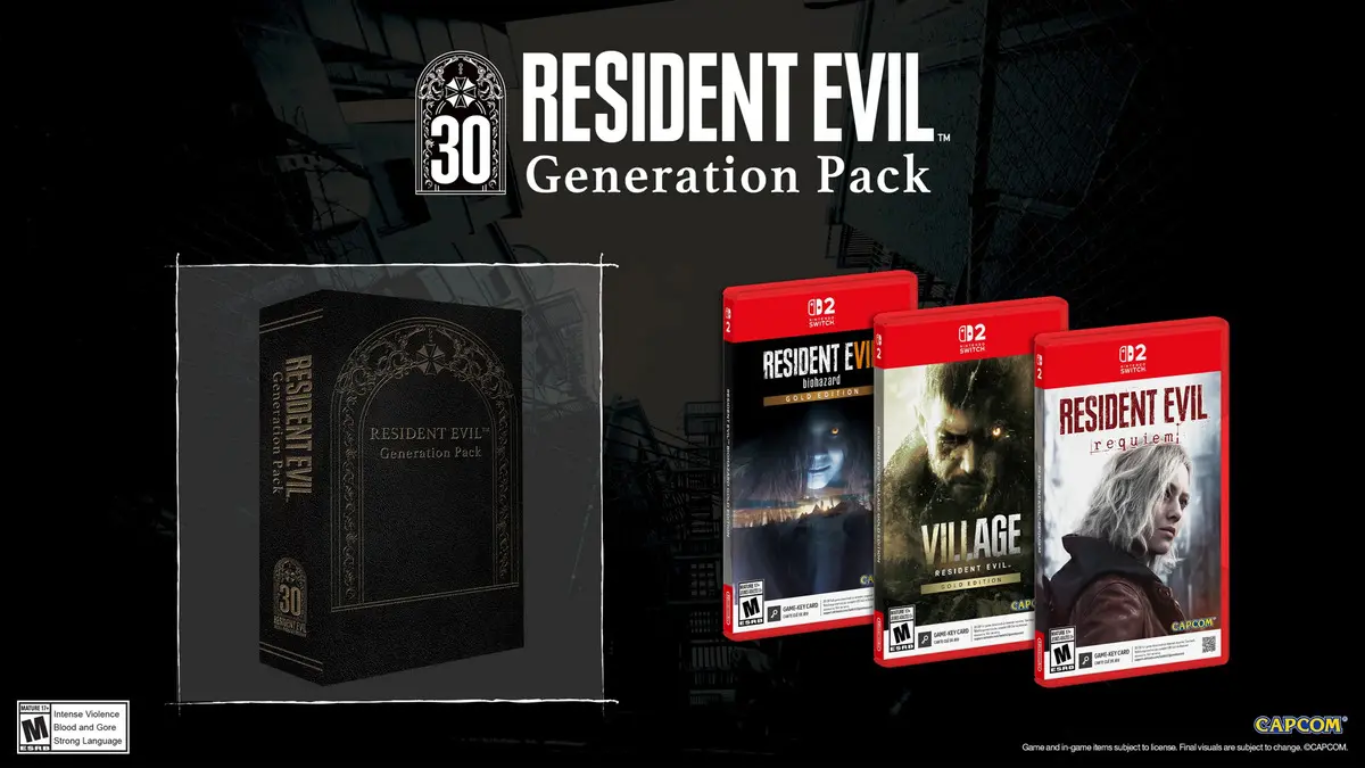 3 por 1: Edição de colecionador de Resident Evil Generation Pack já ...