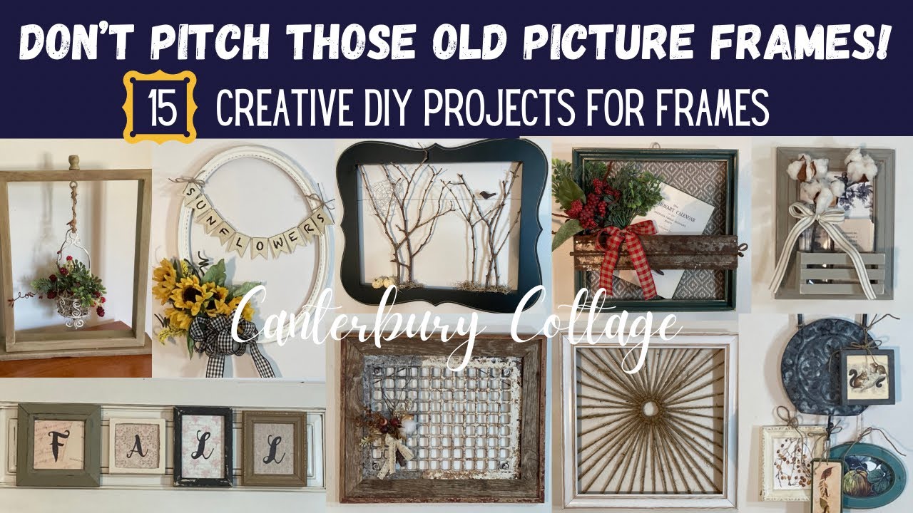 15 creative ways to upcycle picture frames