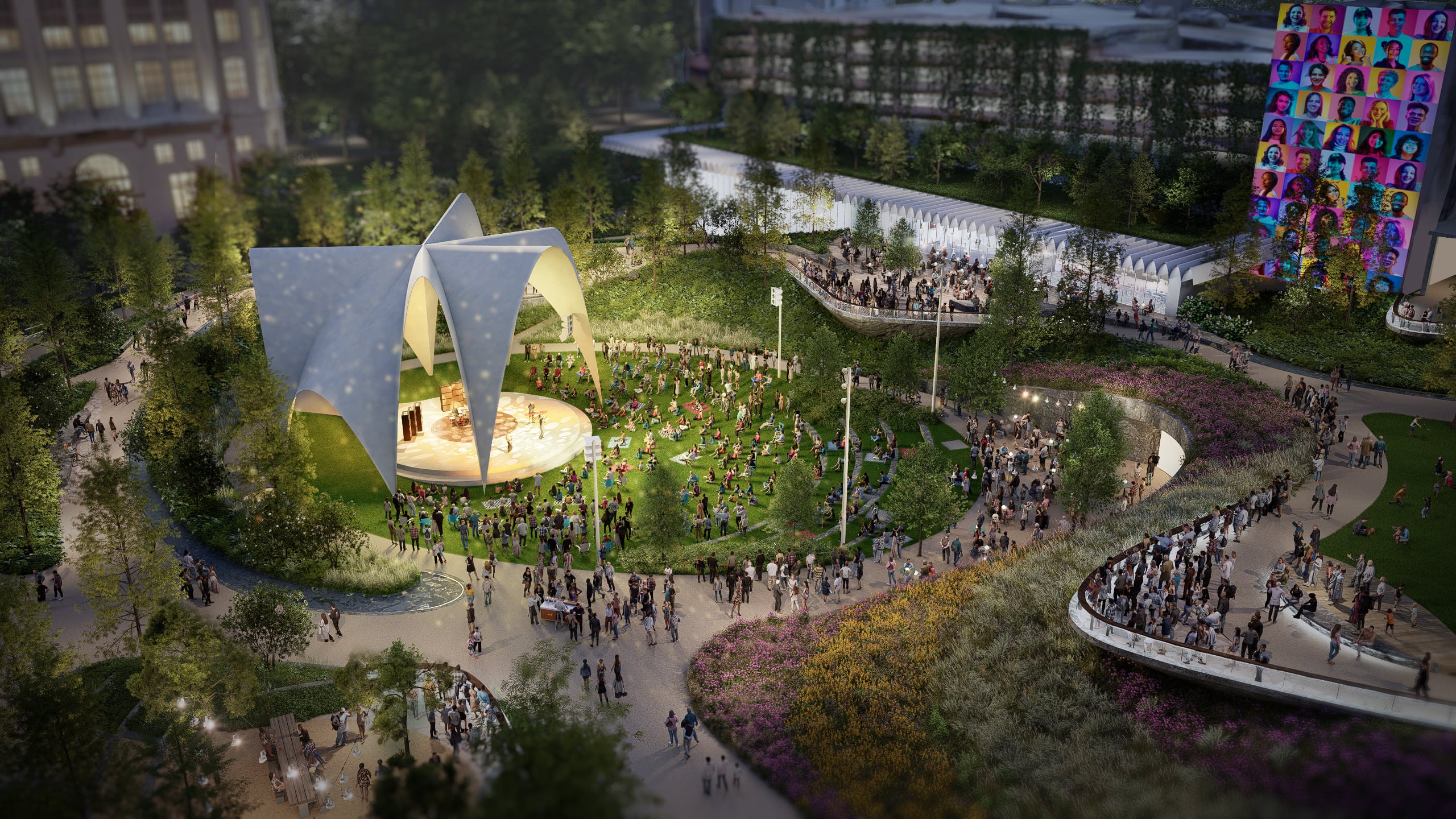 New green space, performance pavilion planned for Midtown Atlanta
