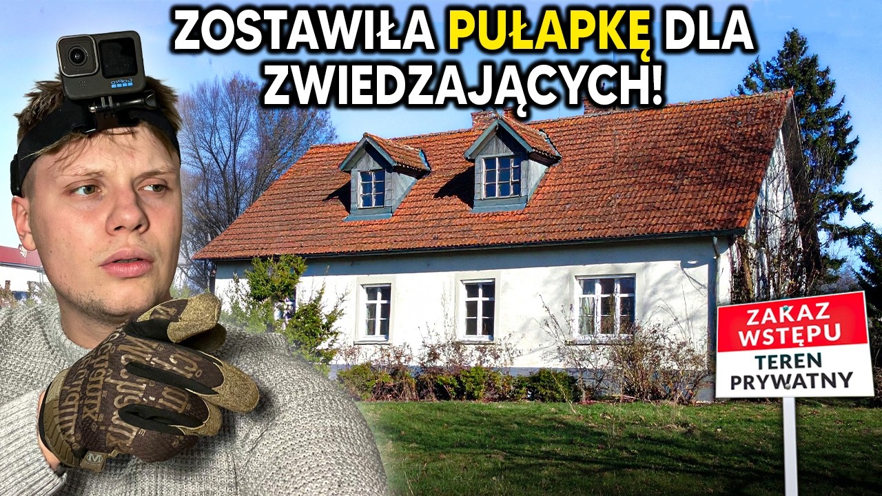 W tym opuszczonym domu czekała pułapka, która mrozi krew