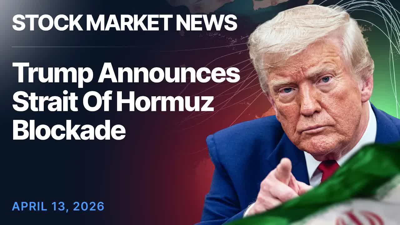 Dow futures fall as Trump announces Strait of Hormuz blockade | Stock ...