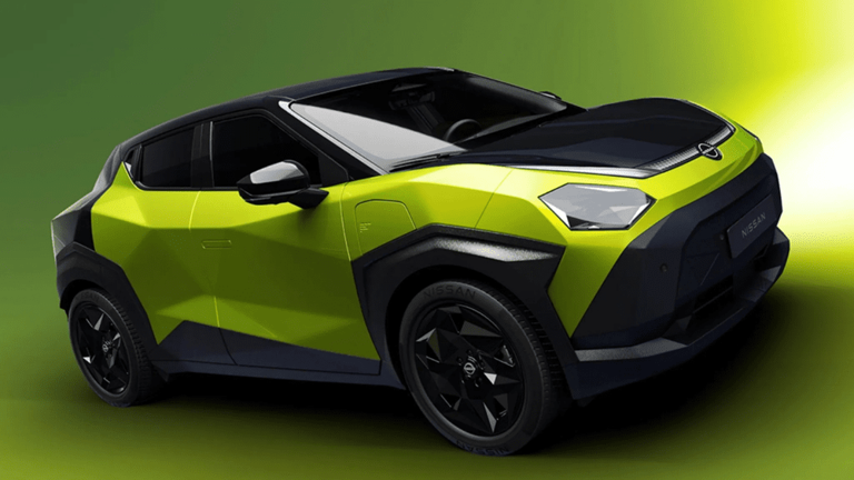 Nissan’s new electric Juke looks like an origami frog