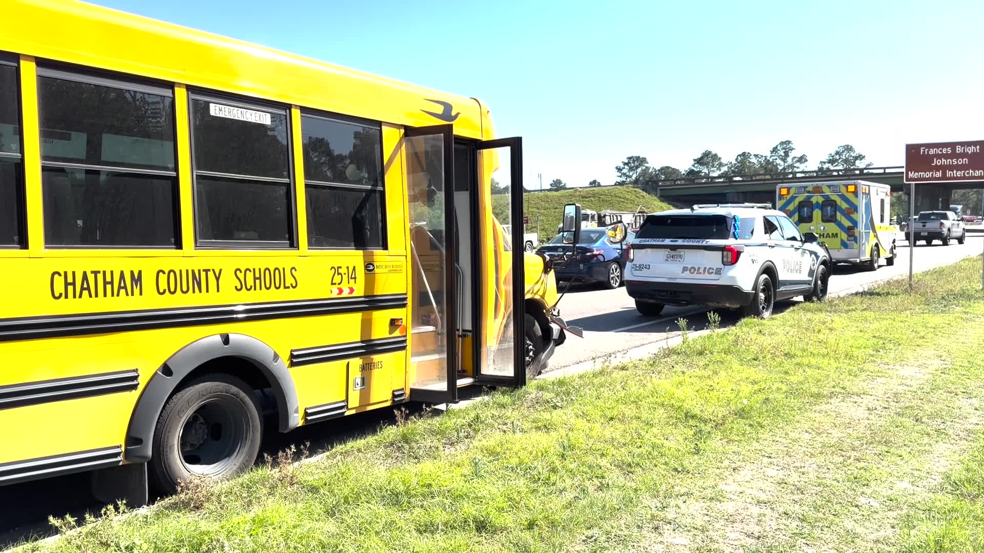 Ogeechee Rd/Hwy 204 school bus collision