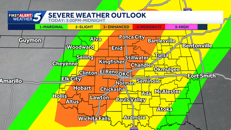 Severe storms move to eastern Oklahoma on Tuesday, but tornado risk ...