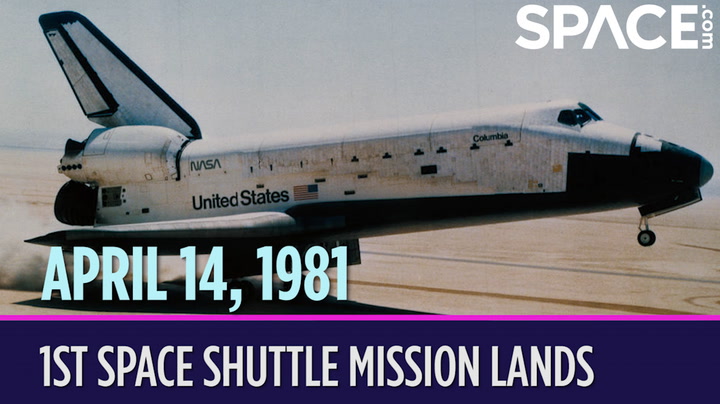 OTD in space - April 14: 1st space shuttle mission lands