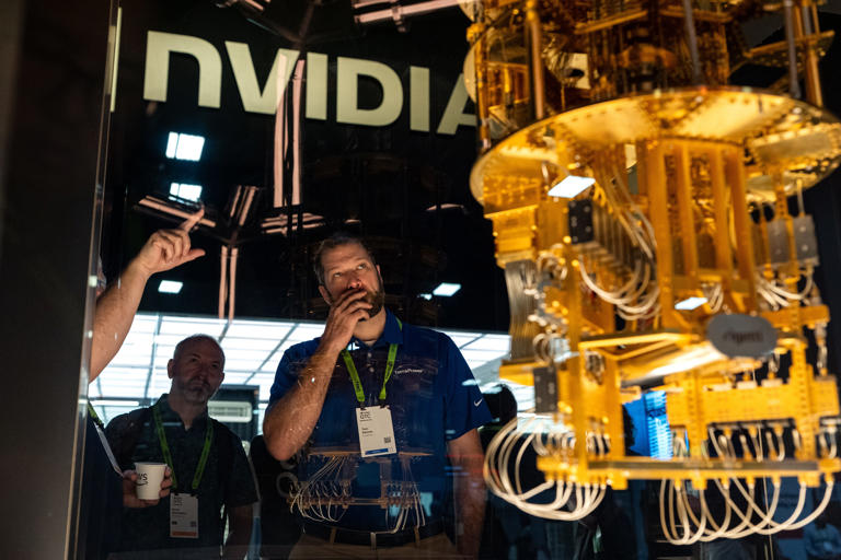 Quantum stocks are surging on a fresh AI update from Nvidia