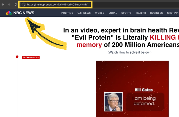 Don't trust ads claiming Bill Gates created Alzheimer's cure called ...