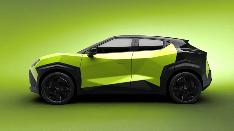 Nissan’s new electric Juke looks like an origami frog