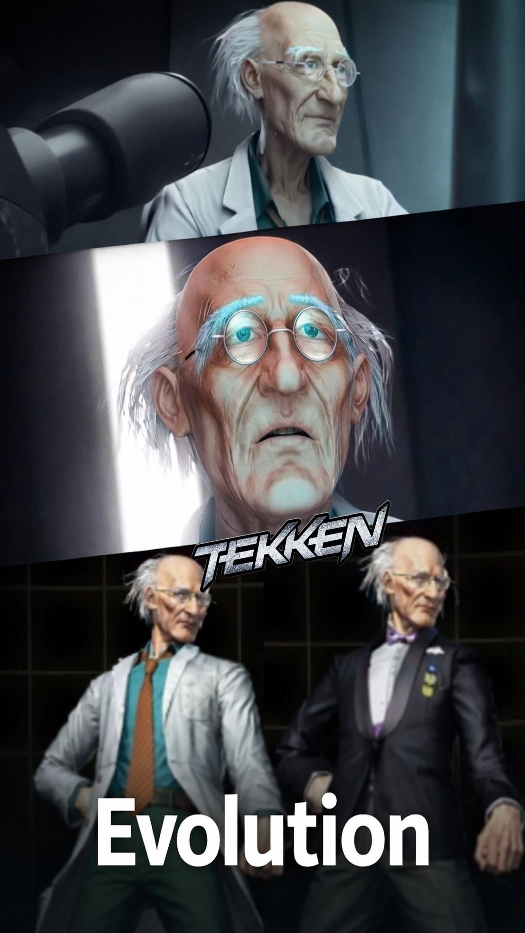 The evolution of Doctor Bosconovitch in Tekken games