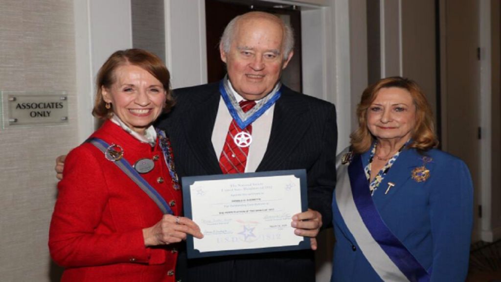 Dunkirk historian Donald Shomette receives Spirit of 1812 medal