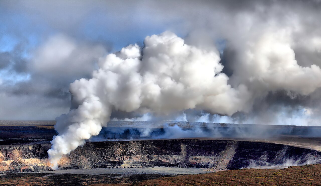 The Big Island has a park where two volcanoes are still active and the ...