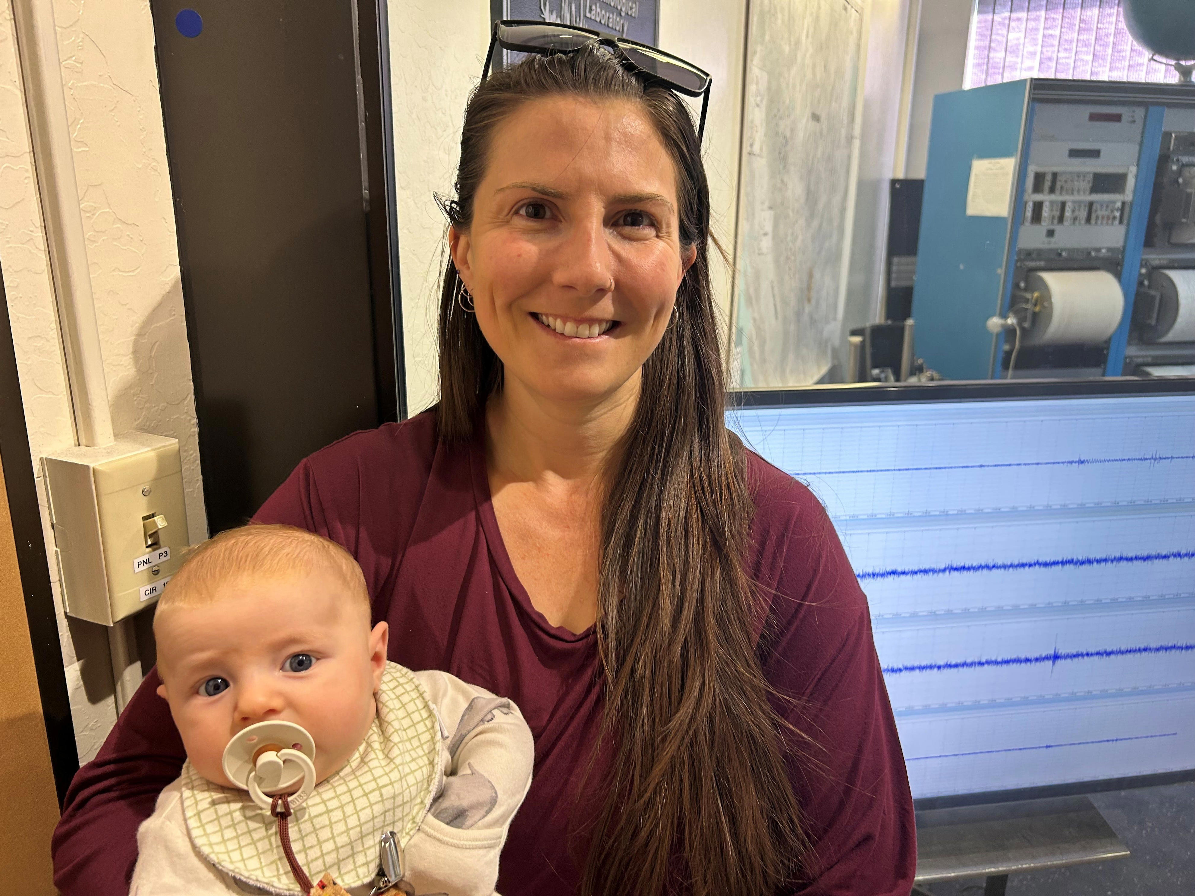 Reno infant feels first earthquake with UNR seismologist mom