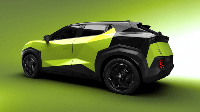 Nissan’s new electric Juke looks like an origami frog