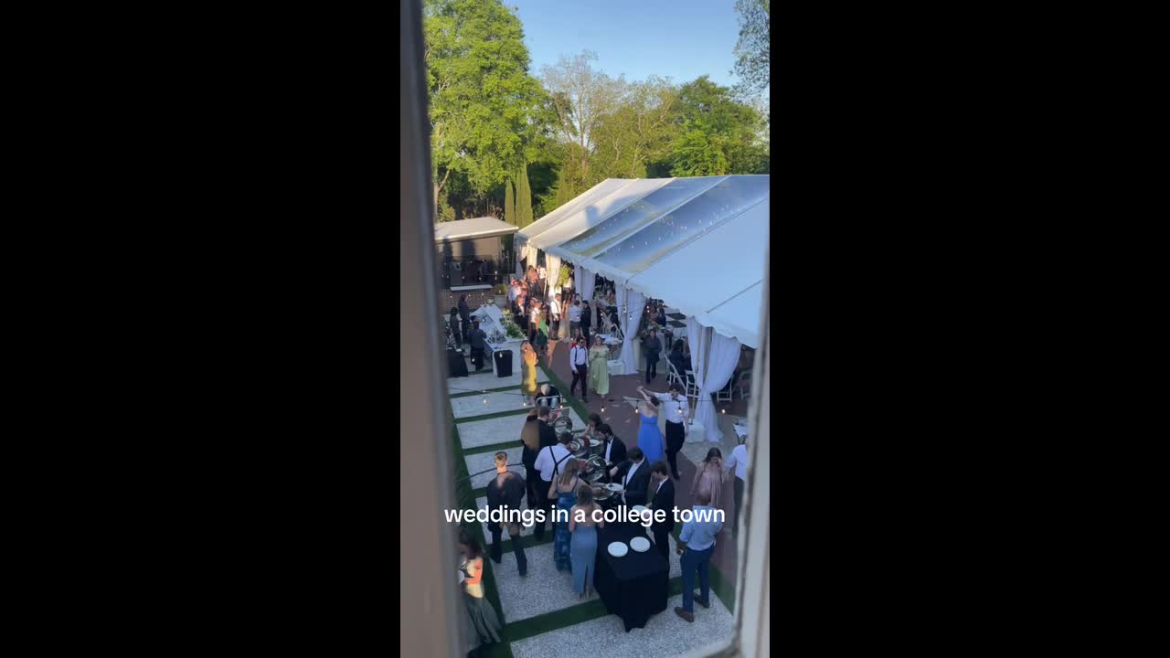 Wedding meets frat fight: Athens couple ties the knot beside full-blown ...