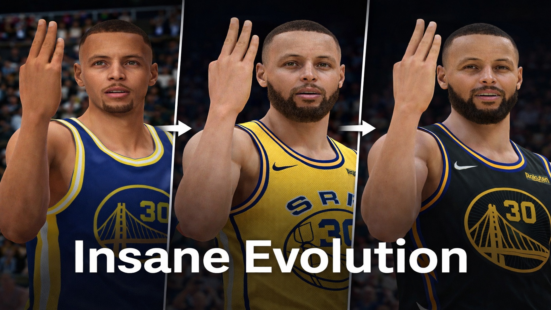 The evolution of Stephen Curry in NBA games