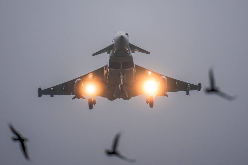 RAF Typhoons scrambled as suspected Russian bomber approaches UK airspace