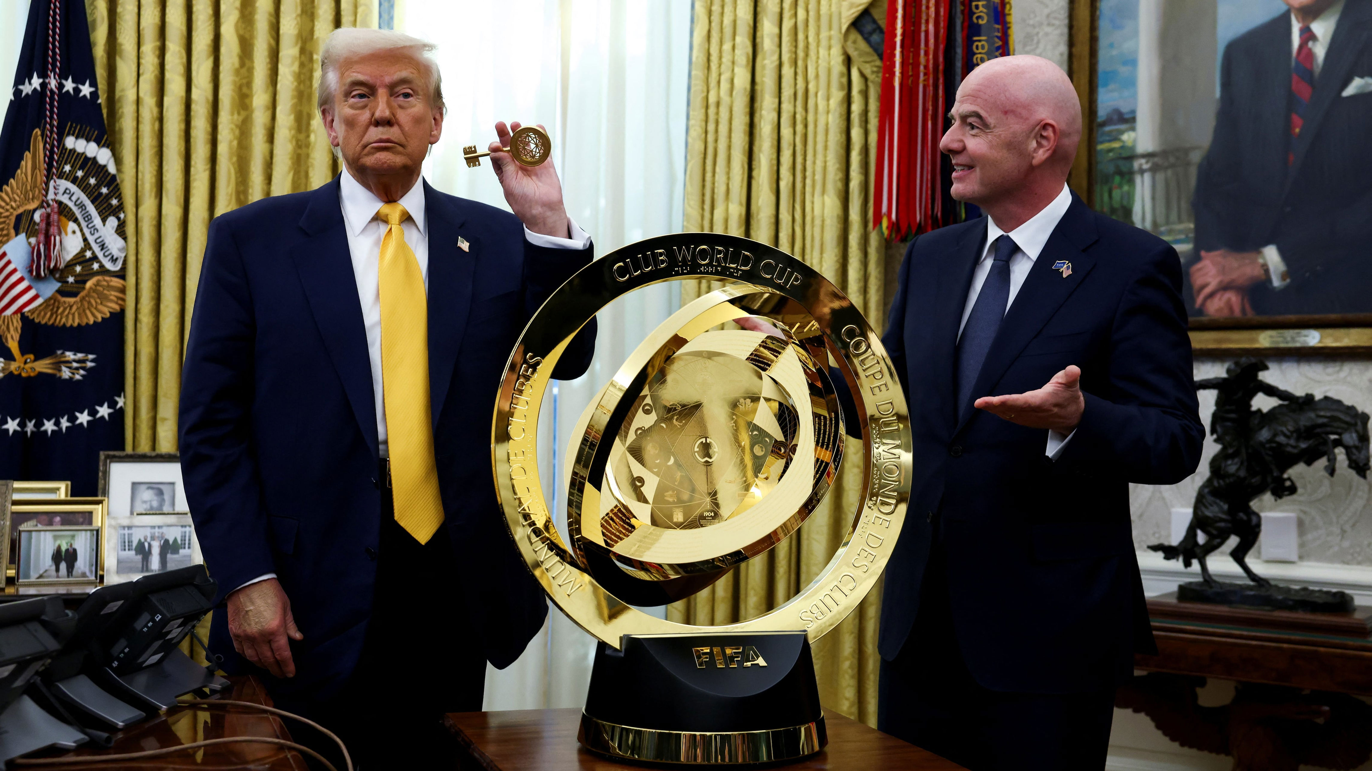 Giuliani’s nepo baby forced to clean up mess after Trump’s World Cup take