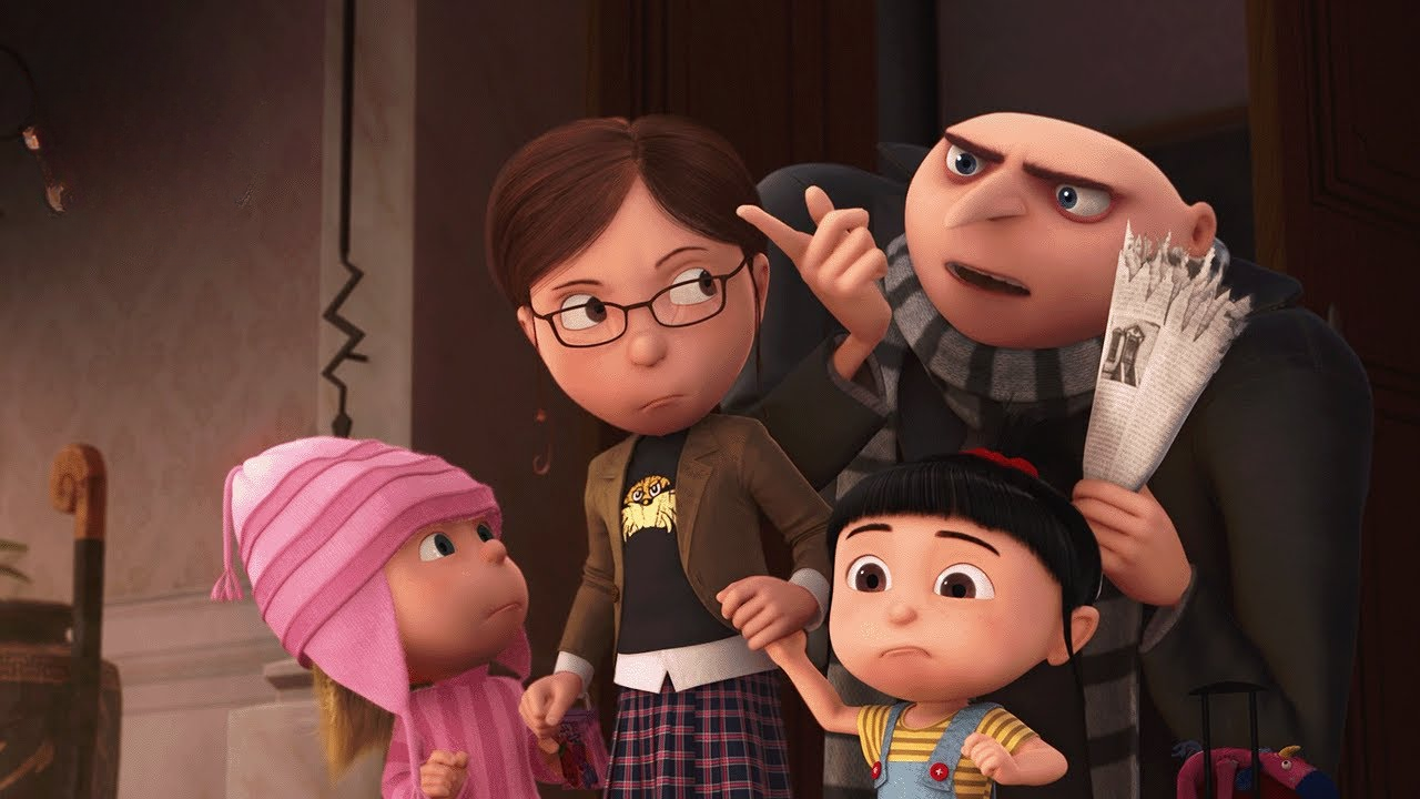 The orphans arrive at Gru's house | Despicable Me