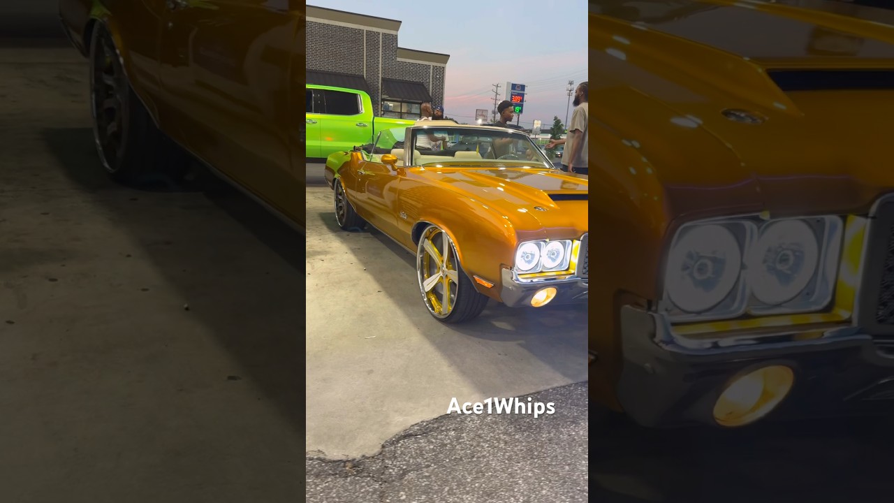 Candy gold Cutlass vert on 24” Forgiatos and black Cutlass on 24’s ...
