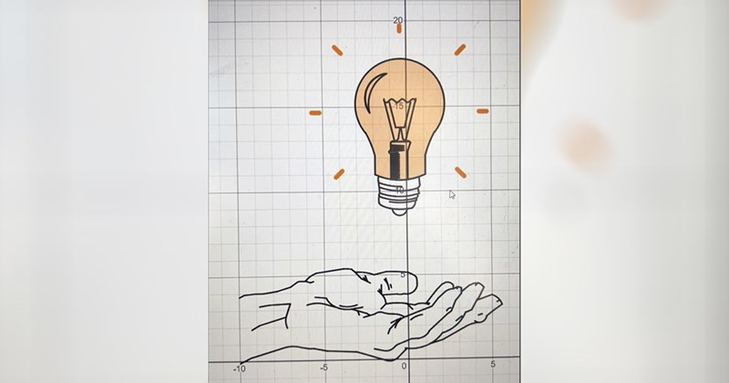 Teacher gives student 90% for their intricate graph art, student is ...