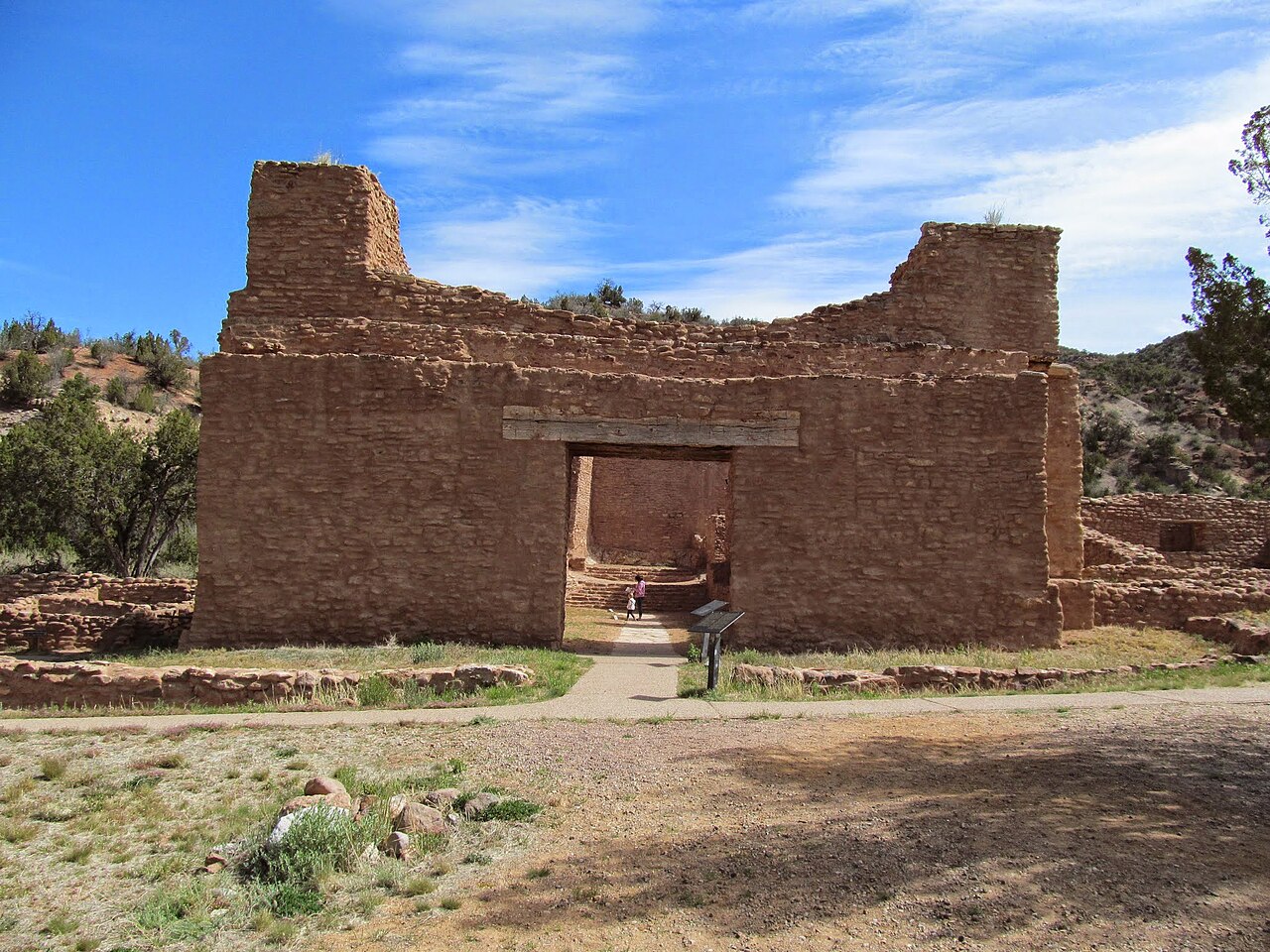 New Mexico hides a canyon road with hot springs, lava cliffs and pueblo ...
