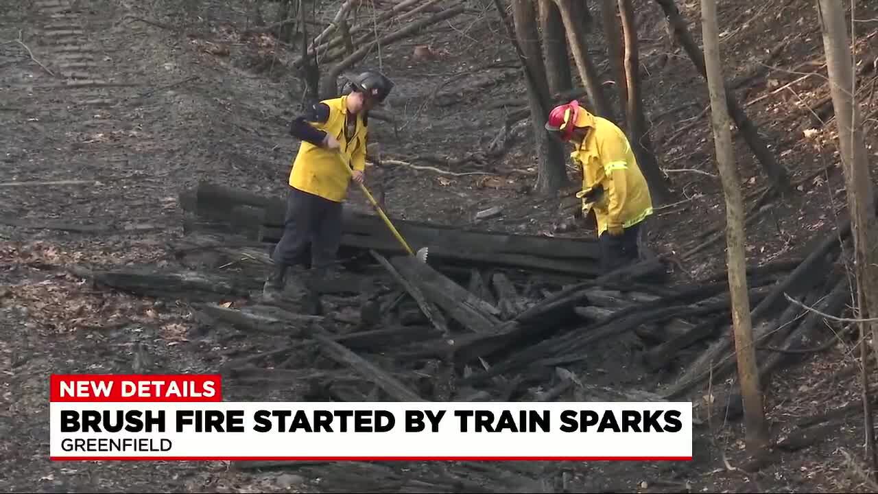 Brush fires lead to highway closure, burning ban