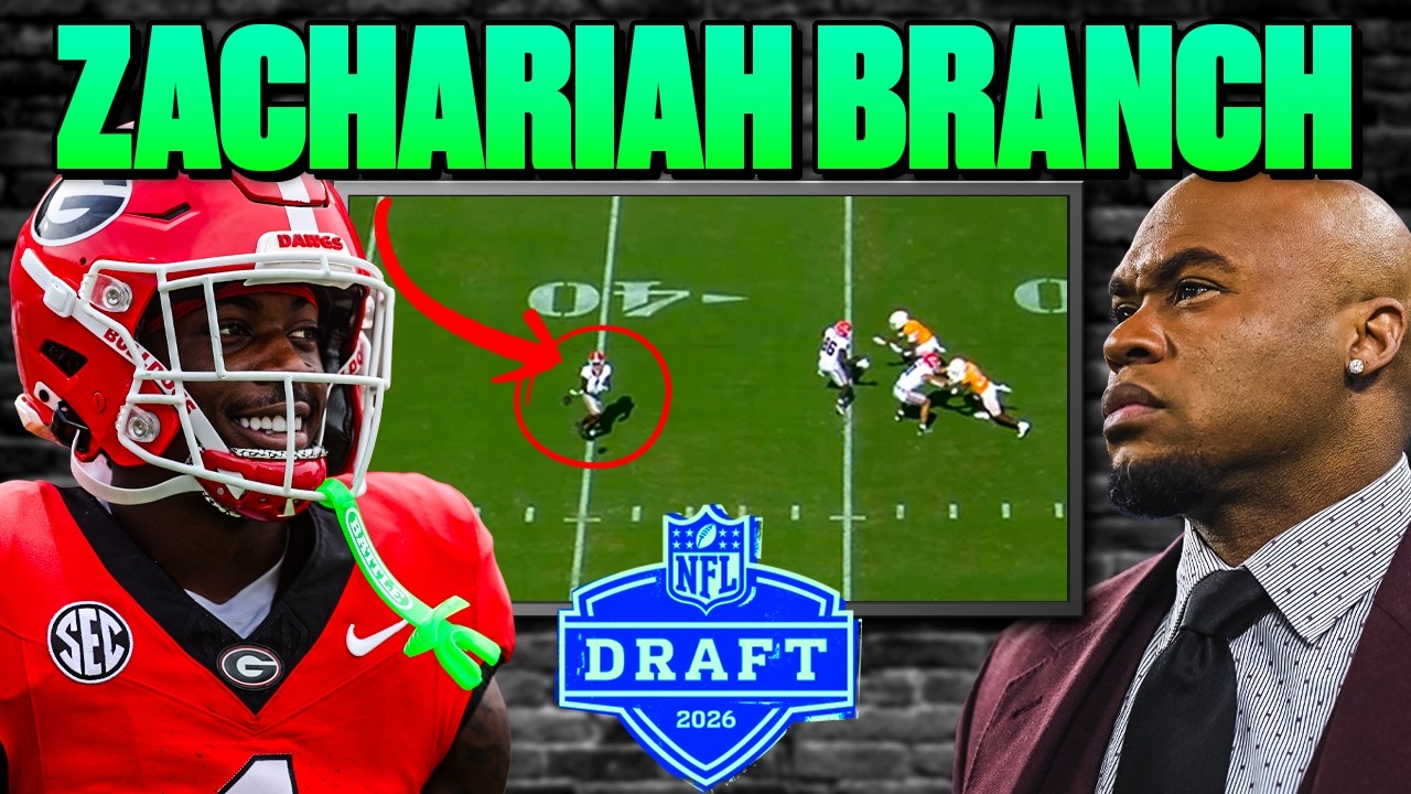 Steve Smith scouts Zachariah Branch 2026 NFL draft