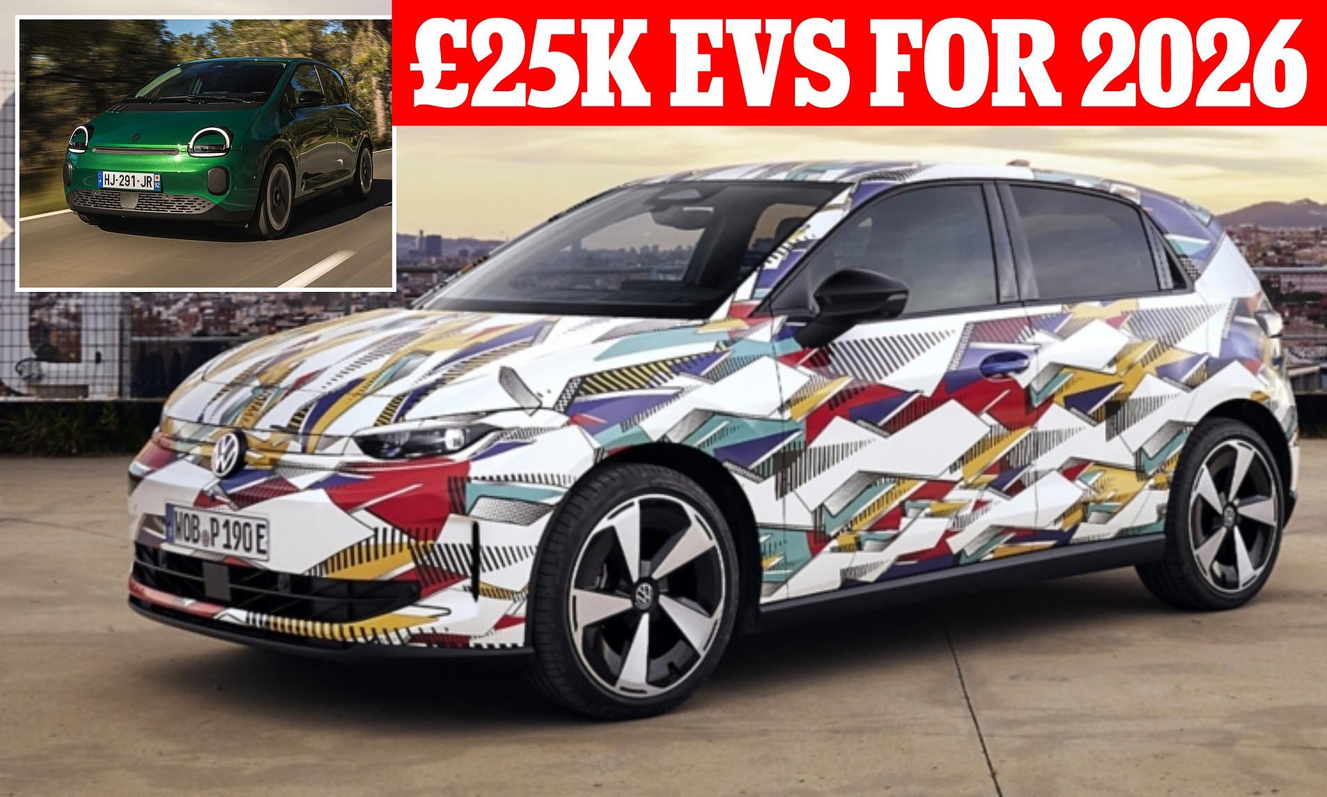 Five affordable small electric cars under £25,000 worth buying in 2026