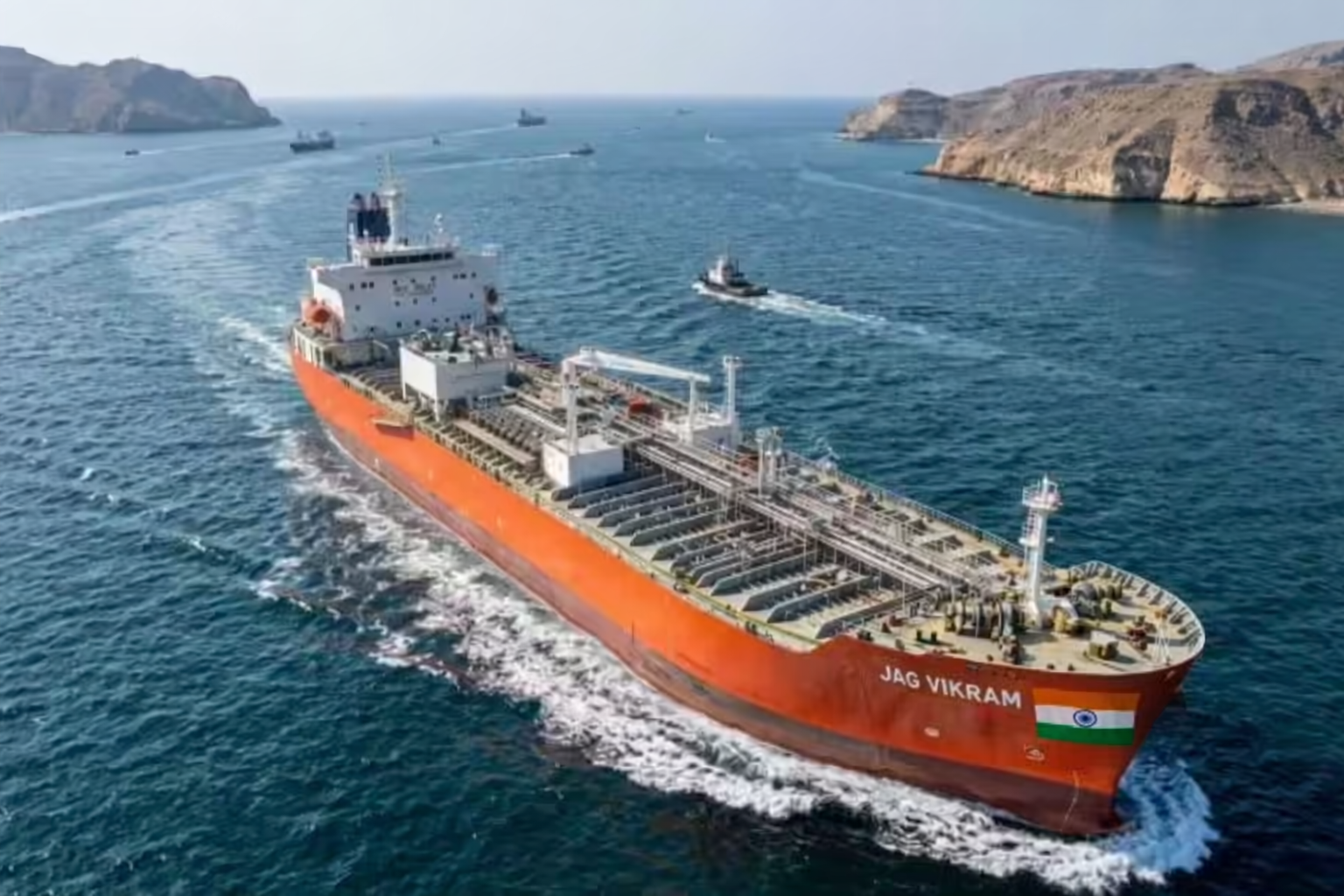 Indian LPG vessel Jag Vikram docks at Kandla after Strait of Hormuz ...