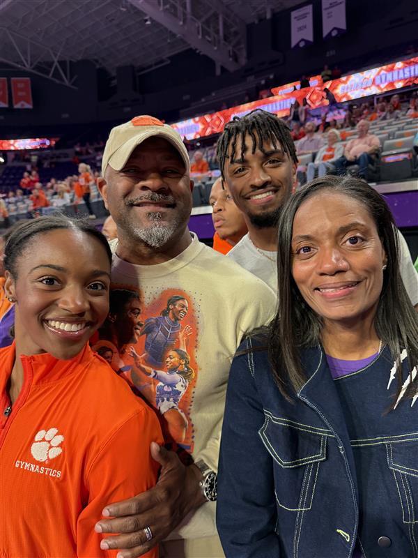 Clemson's first gymnast at NCAA championships has mom who matches ...