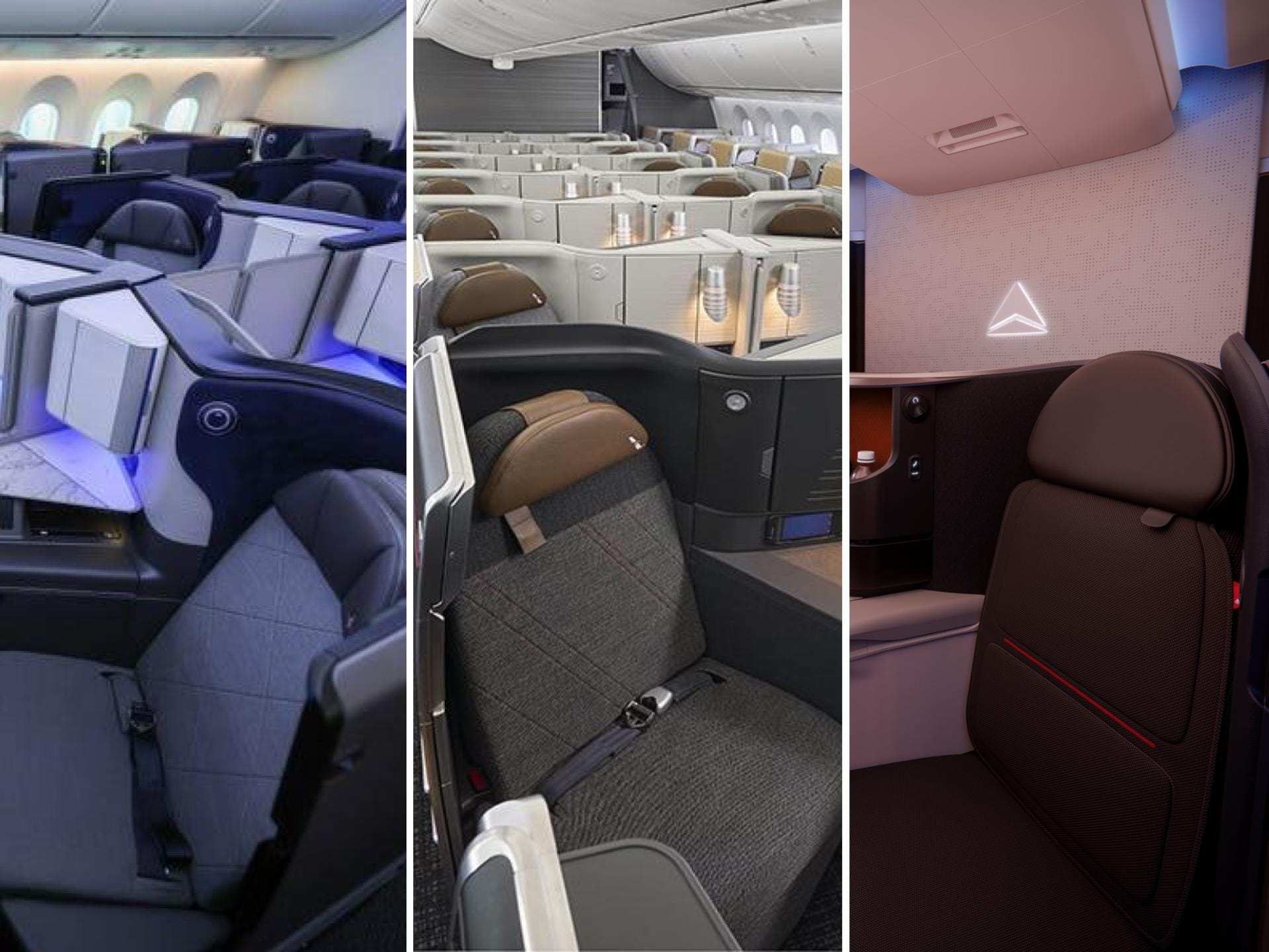 American, Delta, and United are in a business-class race for premium ...