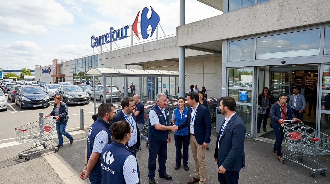 « Un coup de massue » : ces 44 magasins Carrefour vont passer en ...