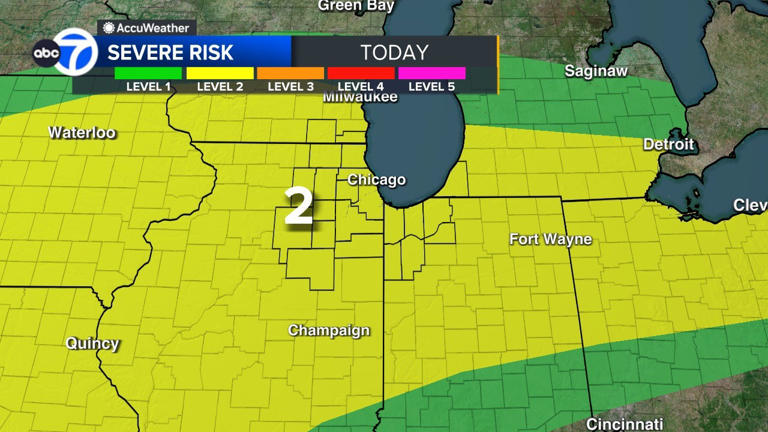 Chicago weather: Severe thunderstorm watch for much of area, strong ...
