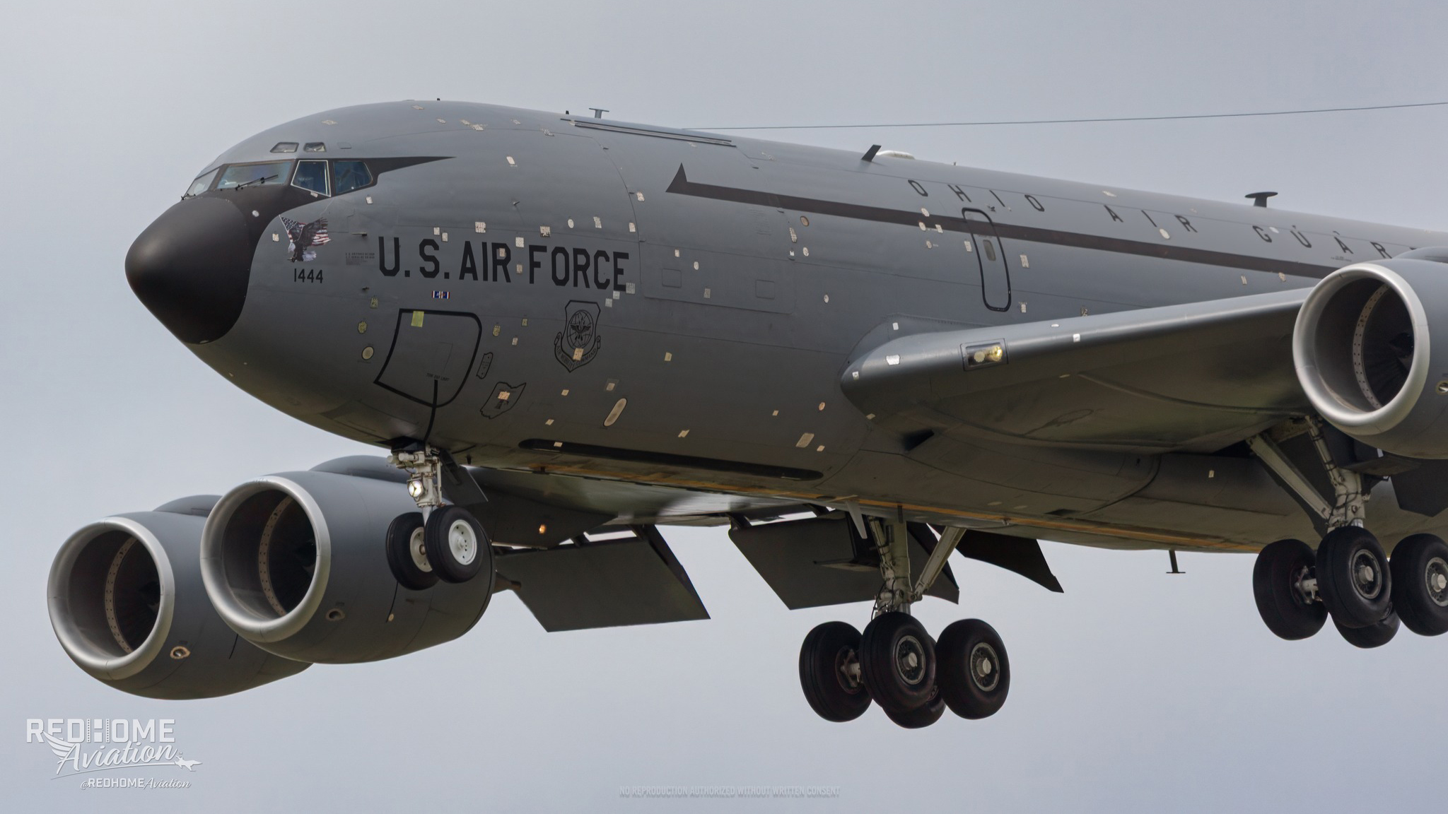 Shrapnel-damaged KC-135 arrives at Tinker AFB, future uncertain