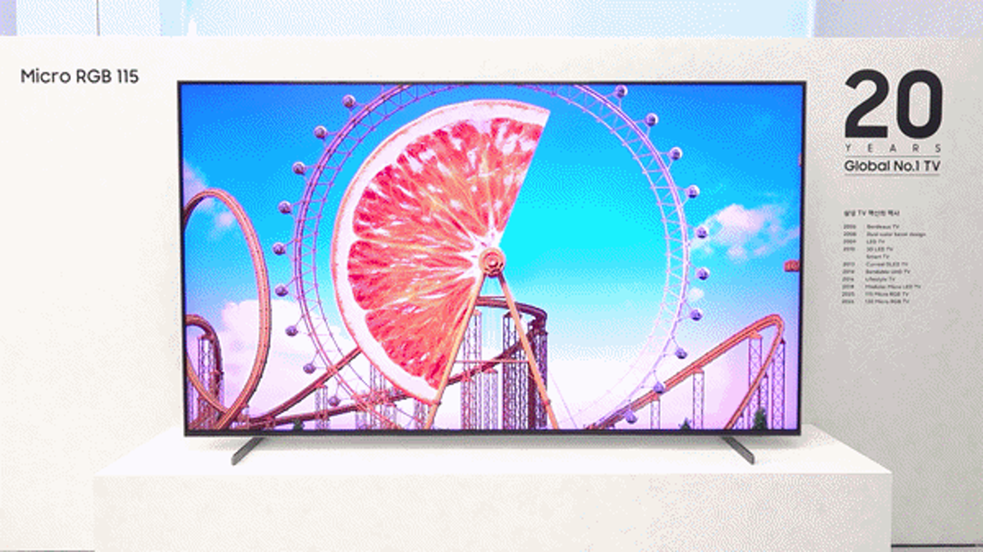 삼성·LG, 마이크로 RGB TV 선점…"기술 초격차 유지"