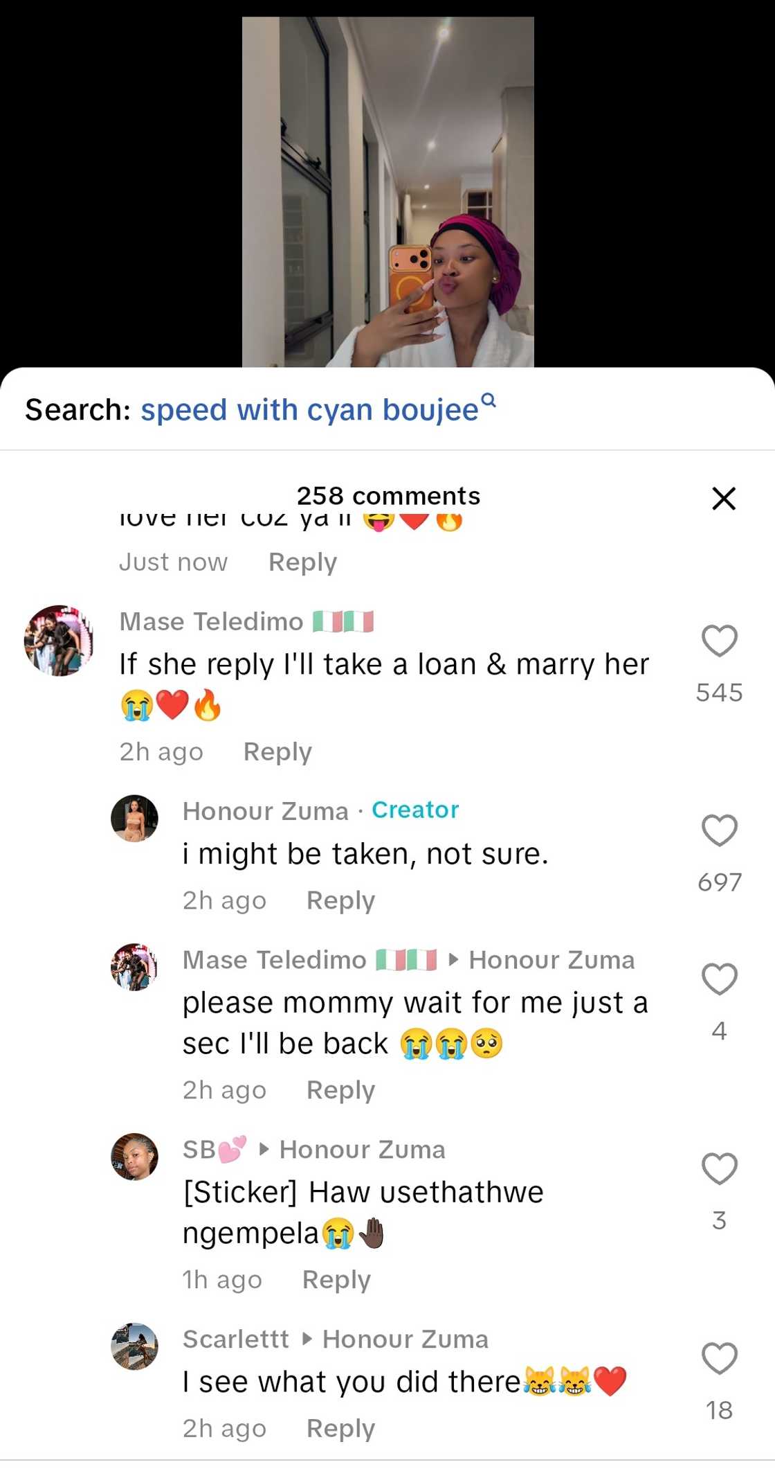 Cyan Boujee breaks silence on wedding and pregnancy speculation
