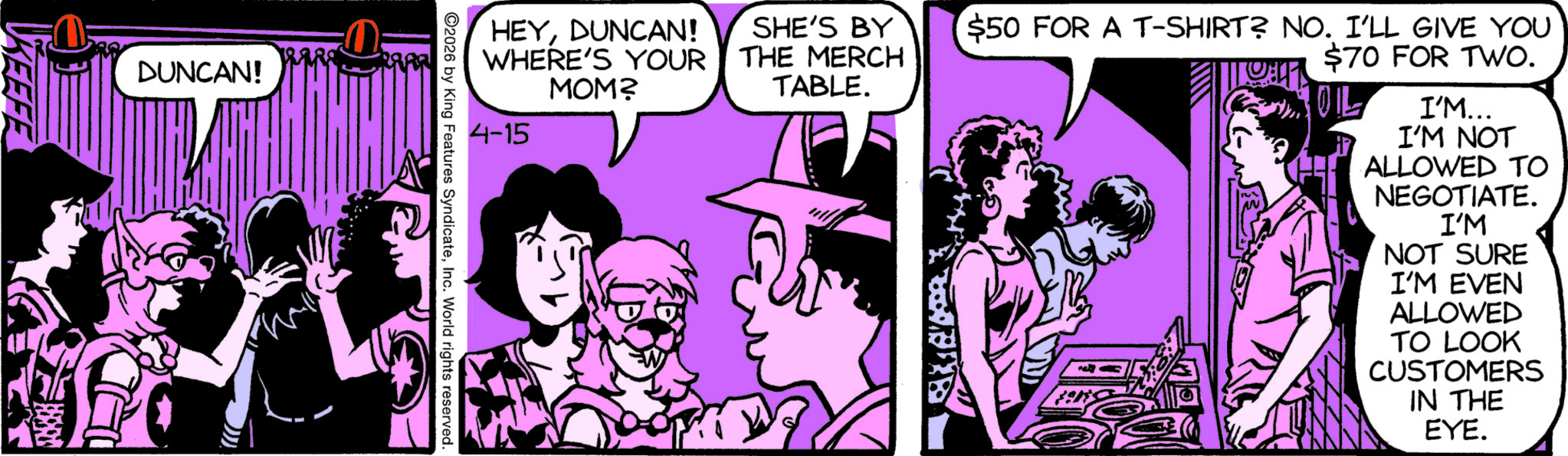 Sally Forth by Francesco Marciuliano; drawn by Jim Keefe