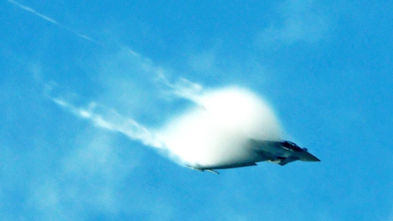 Watch this Eurofighter drop into a brutal low pass - "That escalated fast"
