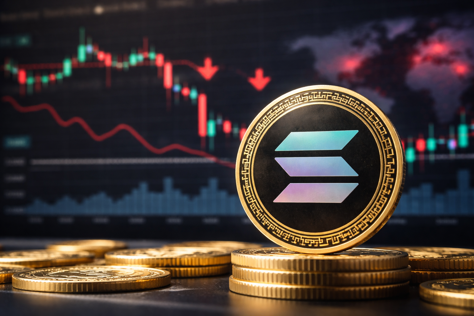 Solana slides as bears tighten grip, weak demand weighs on price