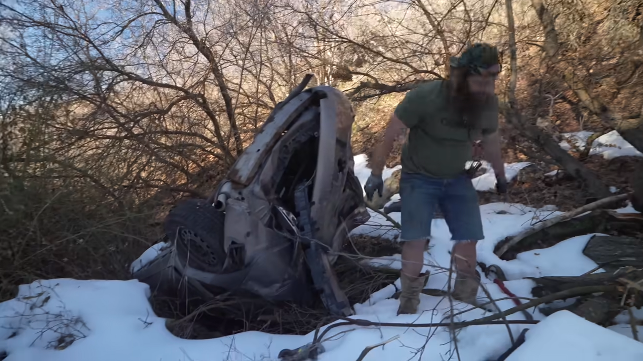 He rolled 8 times down a cliff… we had to pull what was left