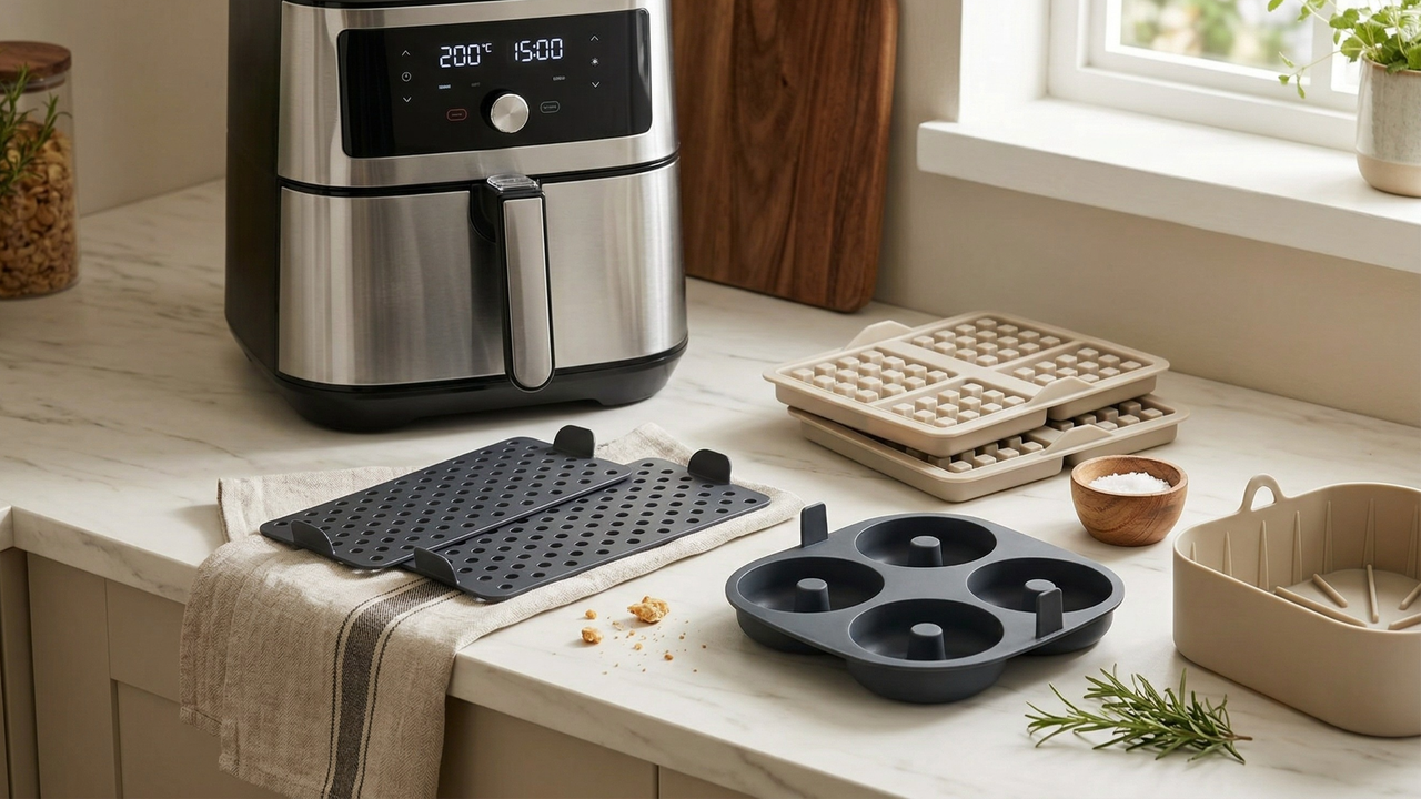 I'm refreshing my air fryer with these £2.99 flat liners from Aldi ...