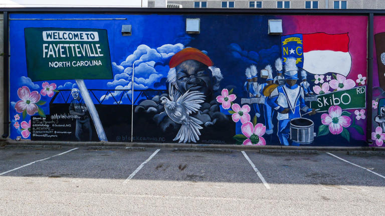 Fayetteville’s Two Six mural highlights J Cole and other hometown icons