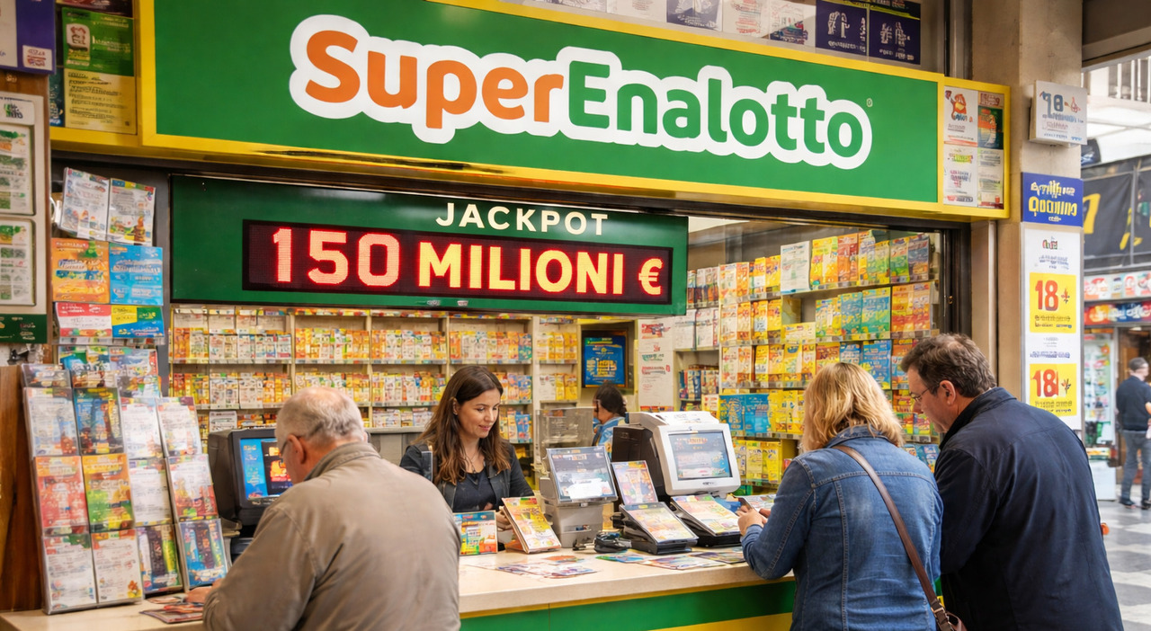 SuperEnalotto, jackpot a 150 milioni: è il più alto al mondo, attesa ...