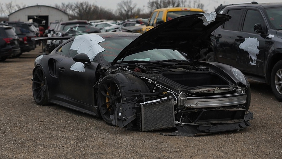 Dream supercar bought from salvage auction