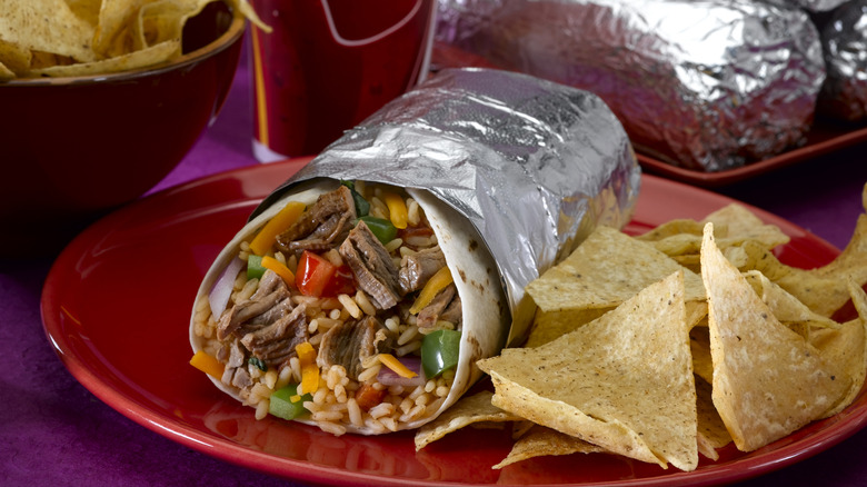 What's the best method for reheating a burrito?
