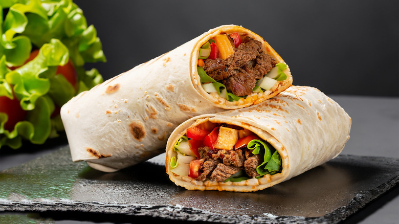 What's the best method for reheating a burrito?