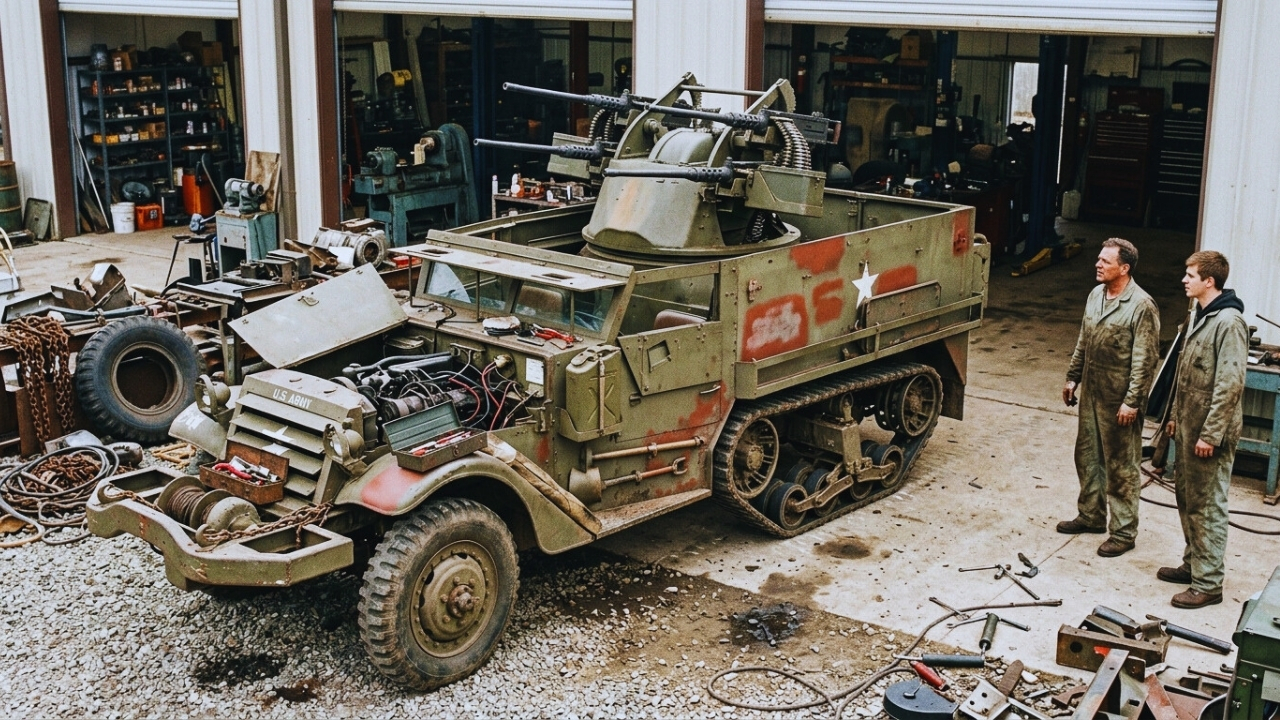 This halftrack restoration came alive in one moment