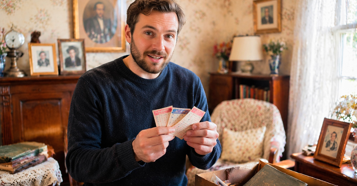 While going through my grandmother's house, I found a book of unclaimed ...